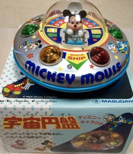 Mickey Mouse UFO flying saucer, Hobbies & Toys, Toys & Games on Carousell