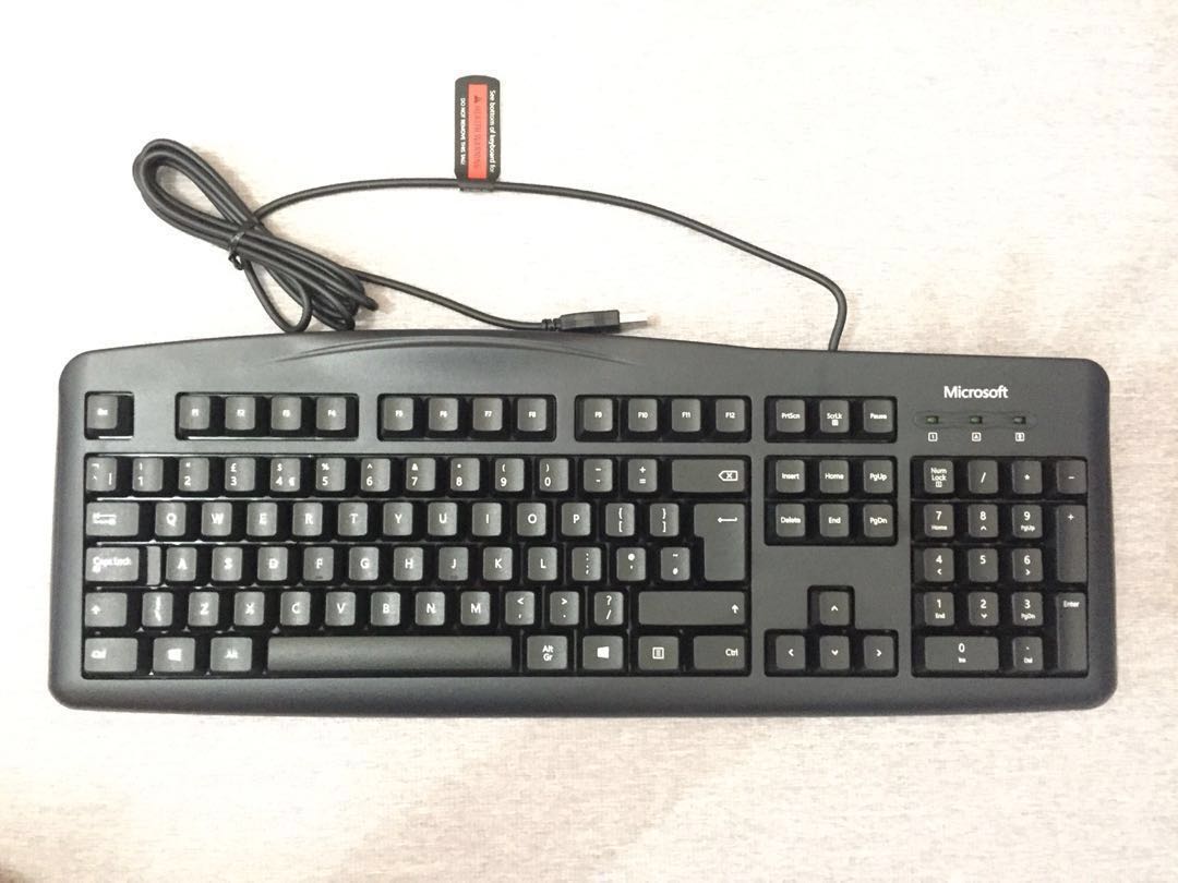 Microsoft wired keyboard 200, Computers & Tech, Parts & Accessories ...