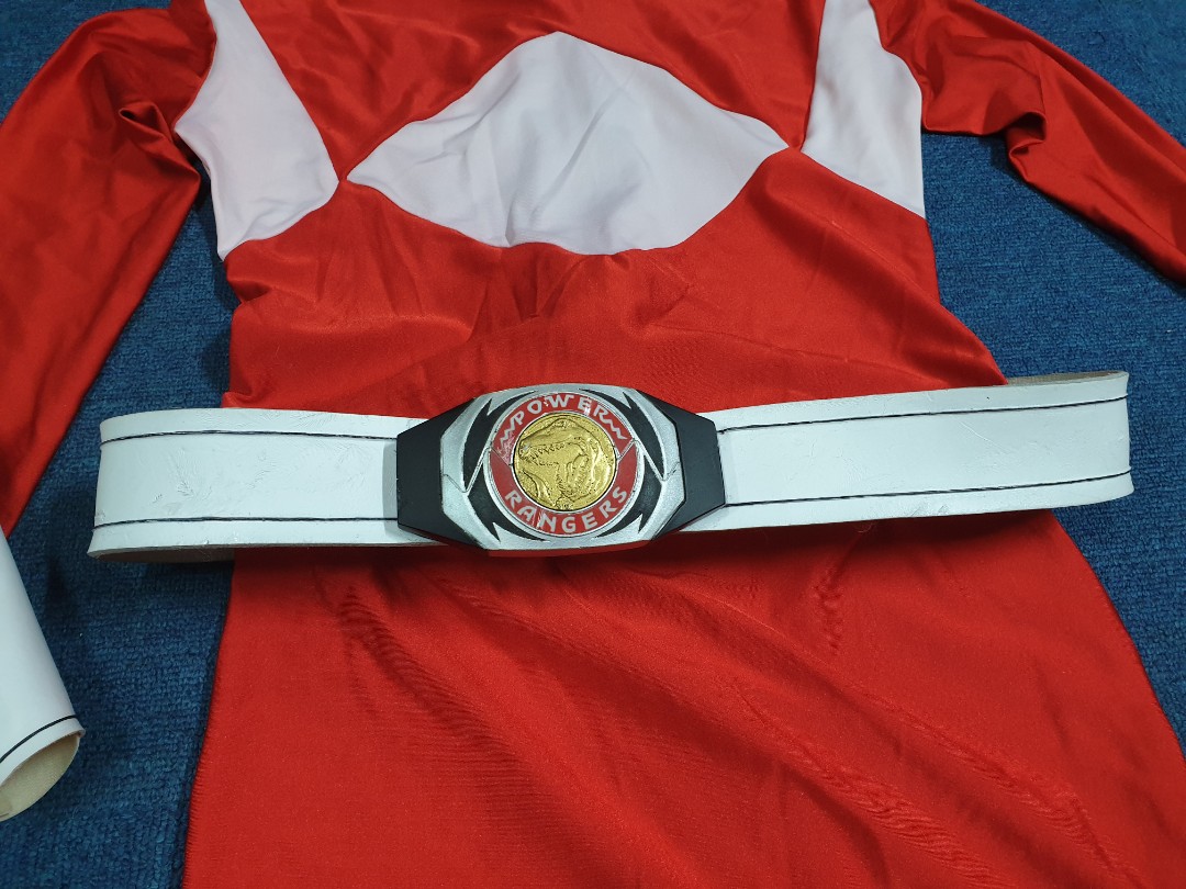 Mmpr Red Ranger Cosplay Suit Hobbies And Toys Toys And Games On Carousell