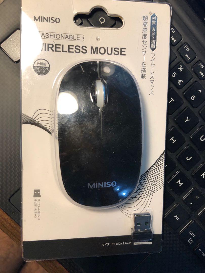 Mouse wireless miniso, Elektronik, Bagian Komputer & Aksesoris di Carousell