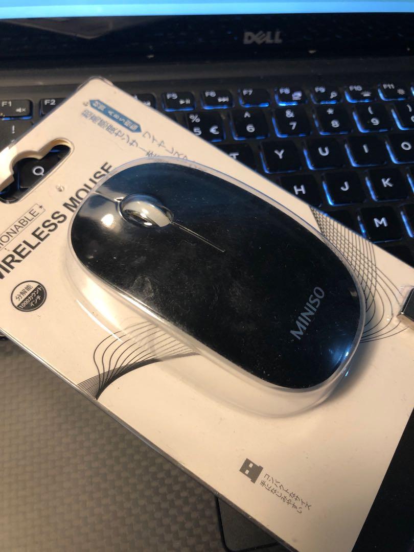 Mouse wireless miniso, Elektronik, Bagian Komputer & Aksesoris di Carousell