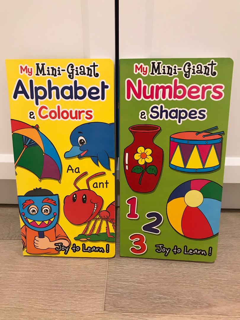 My Mini-Giant Books - Alphabet & Colours and Numbers & Shapes, Hobbies ...
