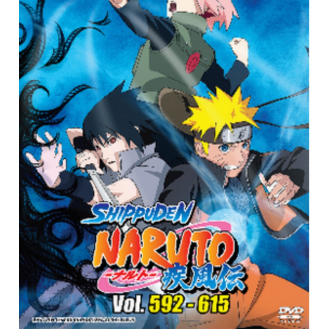 NARUTO SHIPPUDEN Vol.592-615 Box Set Anime DVD, Hobbies & Toys, Music ...