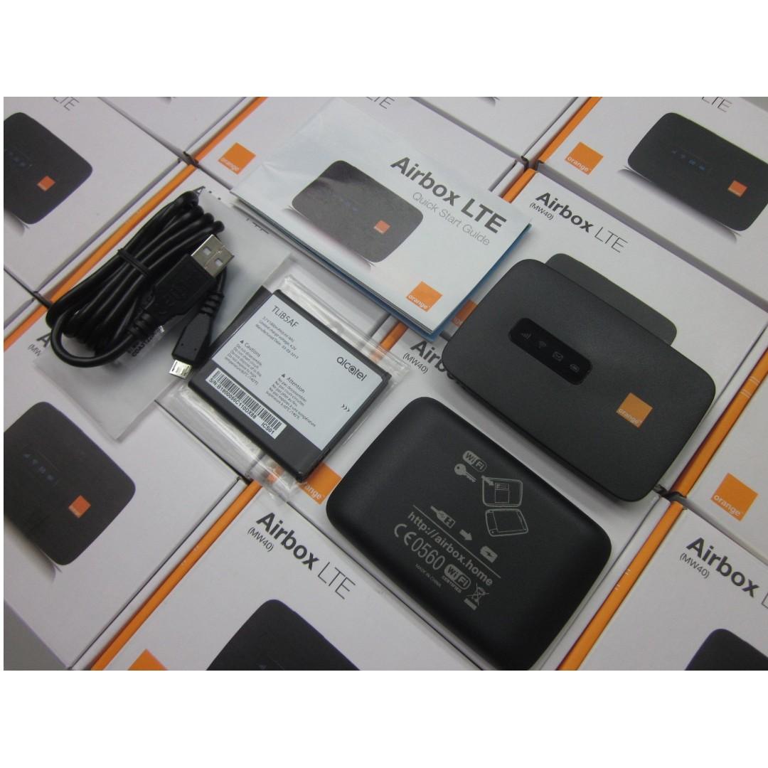 Orange Alcatel MW40V 4G LTE 150Mbps MiFi Modem Router COD/WALK IN ...