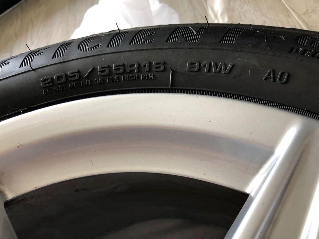 Original Audi Tyres & Rims (Used 13,000KM), Car Accessories, Tyres ...