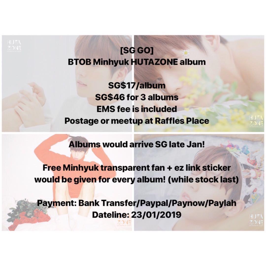 [PO] BTOB Minhyuk HUTAZONE album, Hobbies & Toys, Memorabilia & Collectibles, K-Wave on Carousell