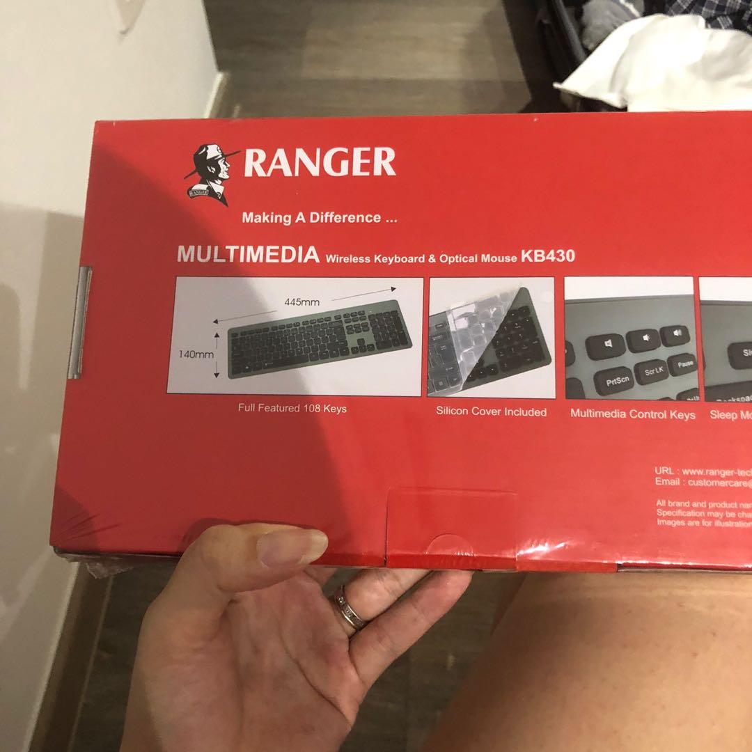 Ranger Wireless Keyboard and Optical Mouse, Computers & Tech, Parts ...