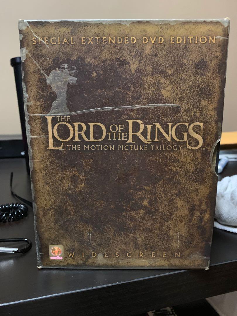 The Lord of the Rings trilogy DVD box set Special Edition, Hobbies ...