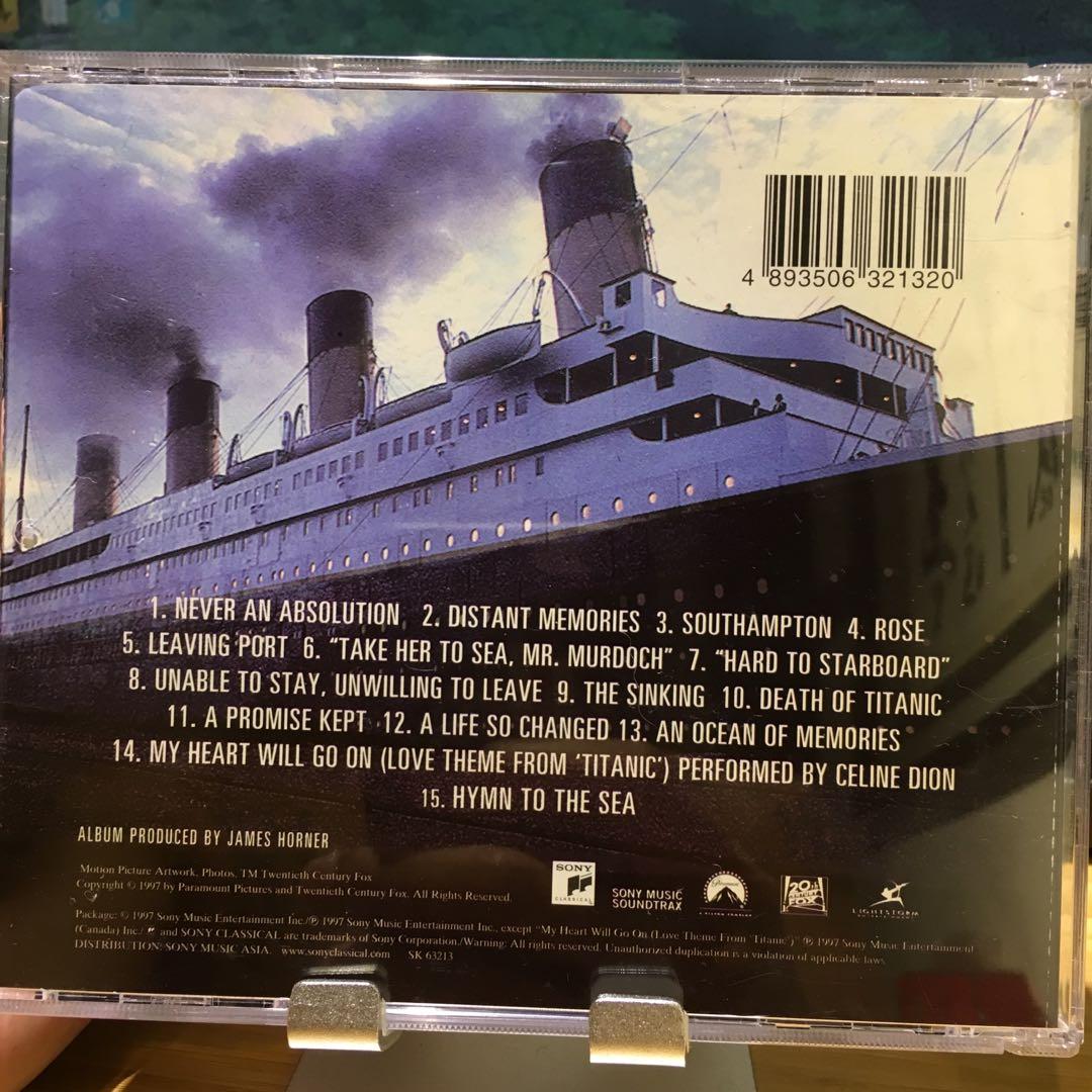 Titanic - Music From The Motion Picture (CD), Hobbies & Toys, Music & Media, CDs & DVDs on Carousell