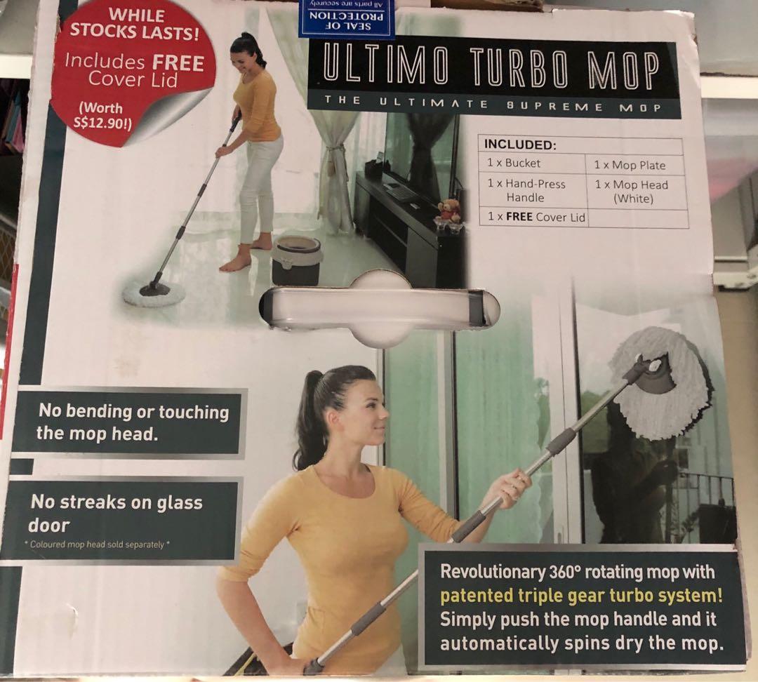 Turbo mop, Furniture & Home Living, Cleaning & Homecare Supplies ...