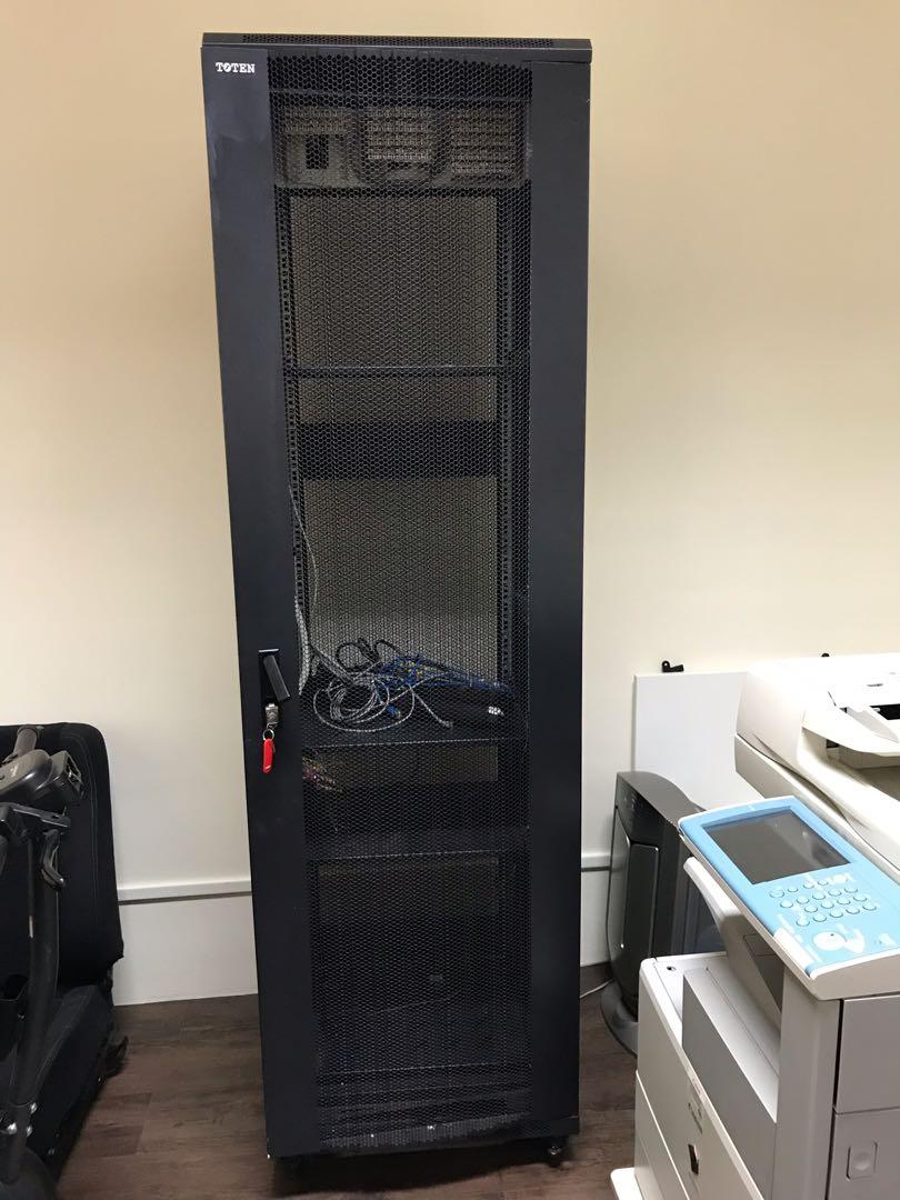 42u server rack, Computers & Tech, Parts & Accessories, Networking on ...