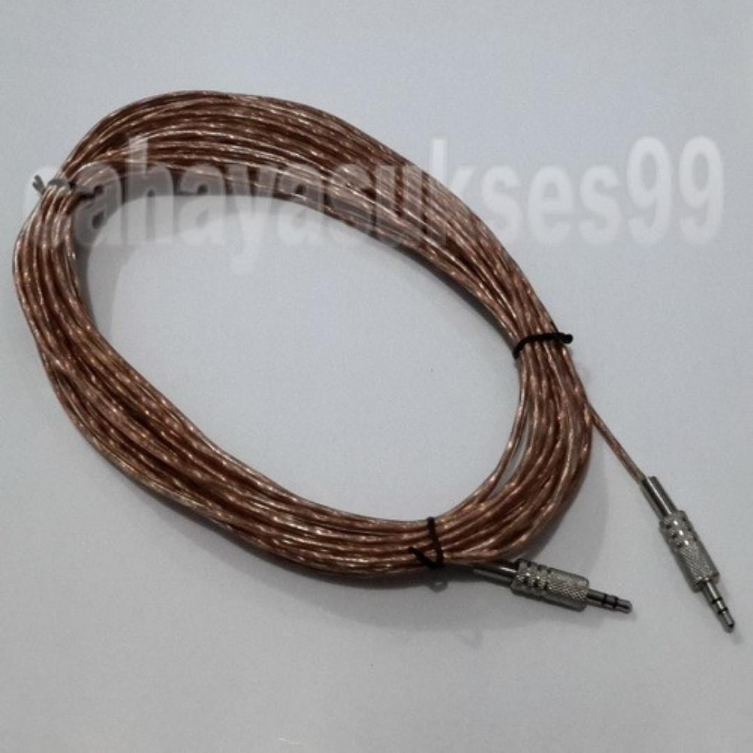 Audio Cable Connector Speaker Male To Male 10 Meter Kabel Audio ...