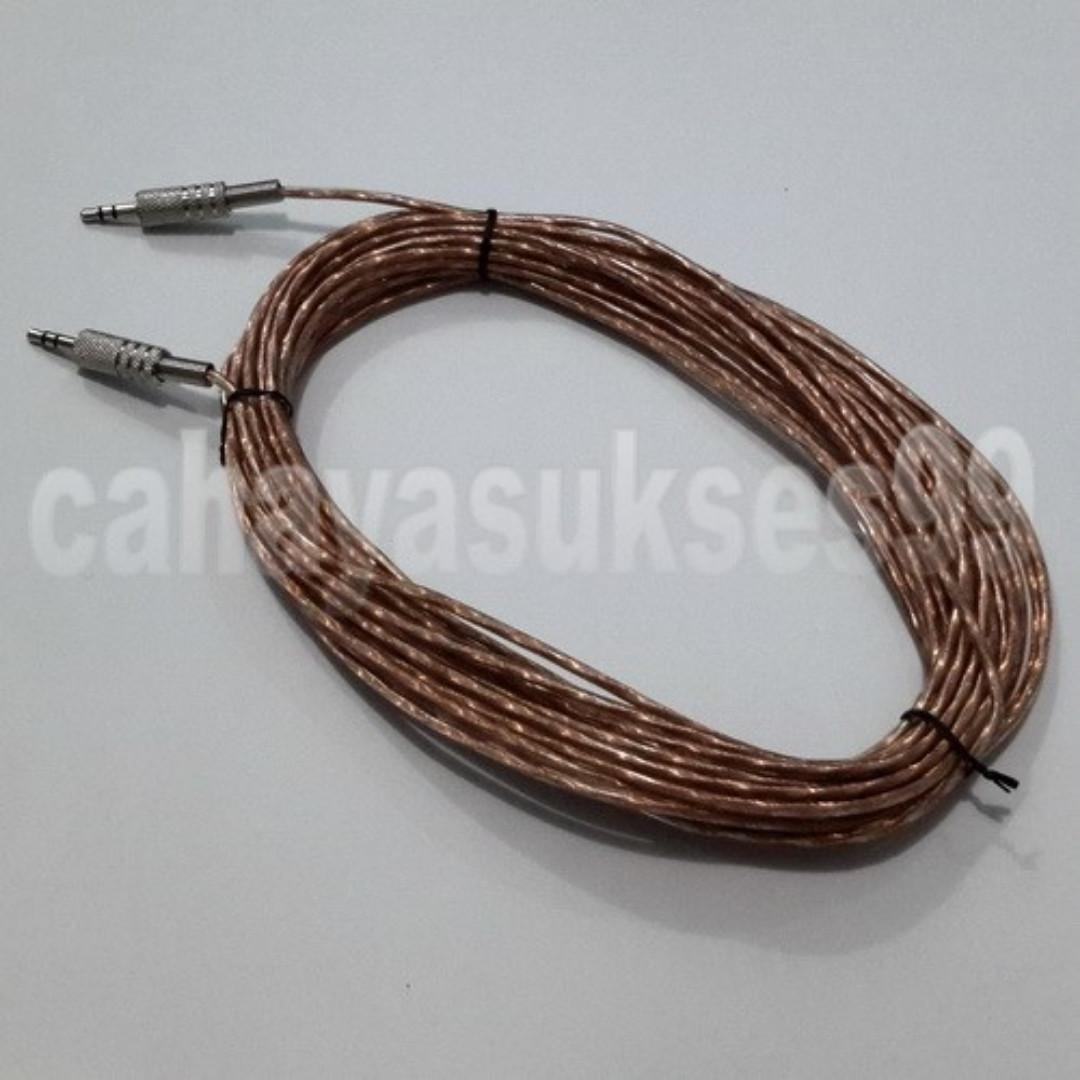 Audio Cable Connector Speaker Male To Male 10 Meter Kabel Audio ...