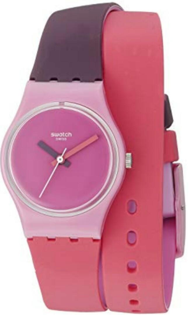 Authentic Original Prelove Swatch Women Pink Watch Multi Colour Long ...