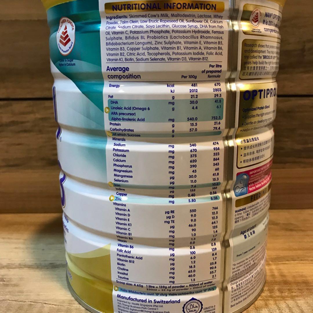 Brand New Nestle Nan Optipro 3 Formula Milk Powder, Babies & Kids ...