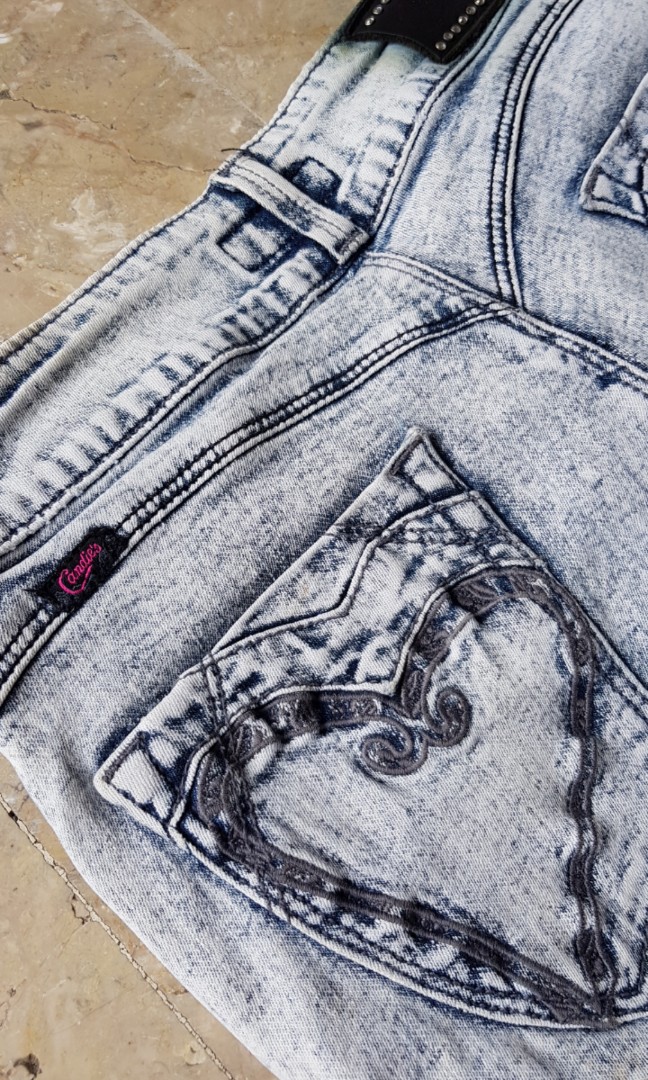 Candies Light Acid wash Jeans Denim Pants Original Skinny, Women's ...