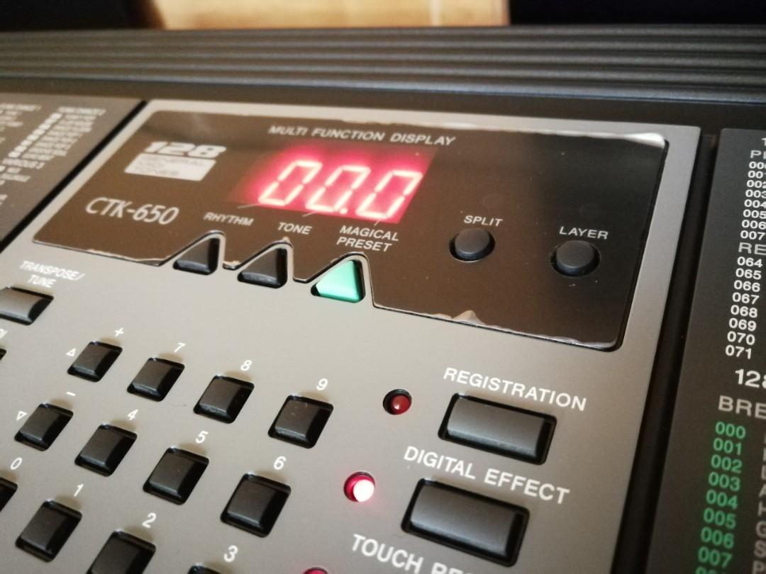 Casio CTK-650 61-Key Youch Response Keyboard, Hobbies & Toys, Music ...