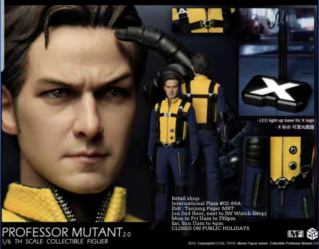 [STOCK] CGLTOYS CGL TOYS 1/6 Scale Professor X Mutant, Hobbies & Toys ...