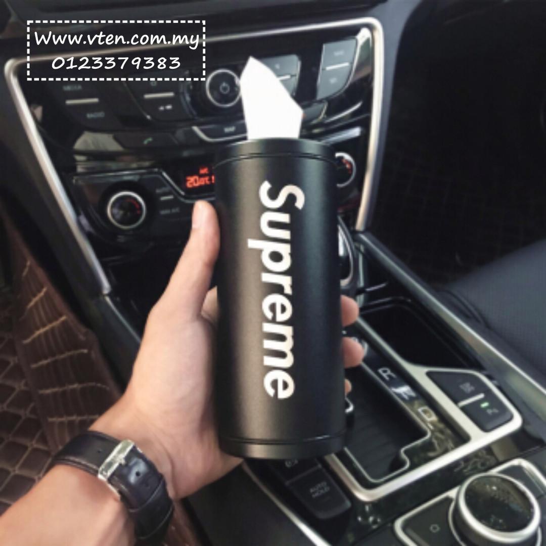 Custom made Round Cylinder Car Tissue Paper Tube Box Customize Logo Not ...