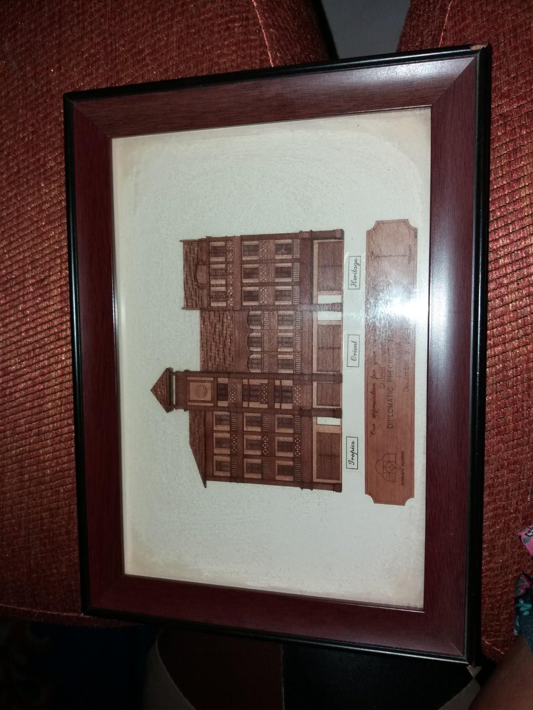 DIPLOMATIC PRECINT TOWN CENTRE FRAME, Hobbies & Toys, Stationery ...