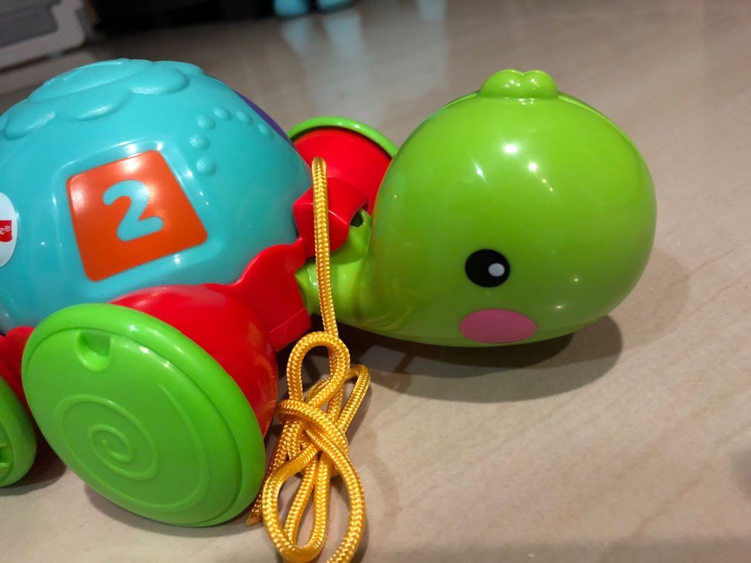Fisherprice pull-along turtle, Babies & Kids, Infant Playtime on Carousell