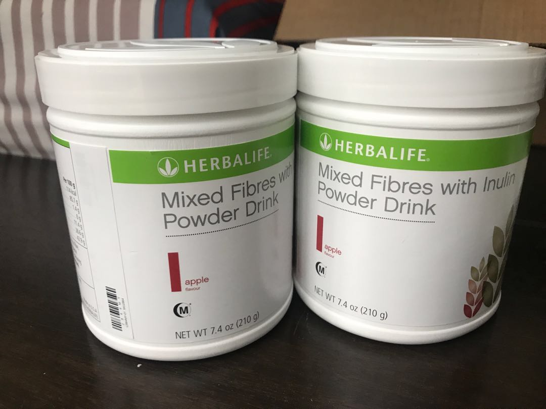 Herbalife Mixed Fibres with Inulin Powder Drink - Apple Flavour, Food ...