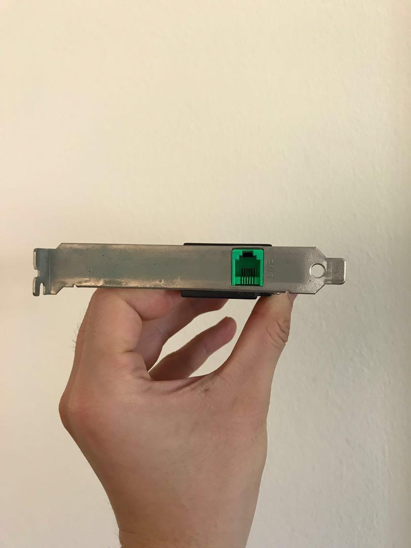 Internal Modems Speedcom HPI56M3 56.6K Pci Fax Modem, Computers & Tech ...