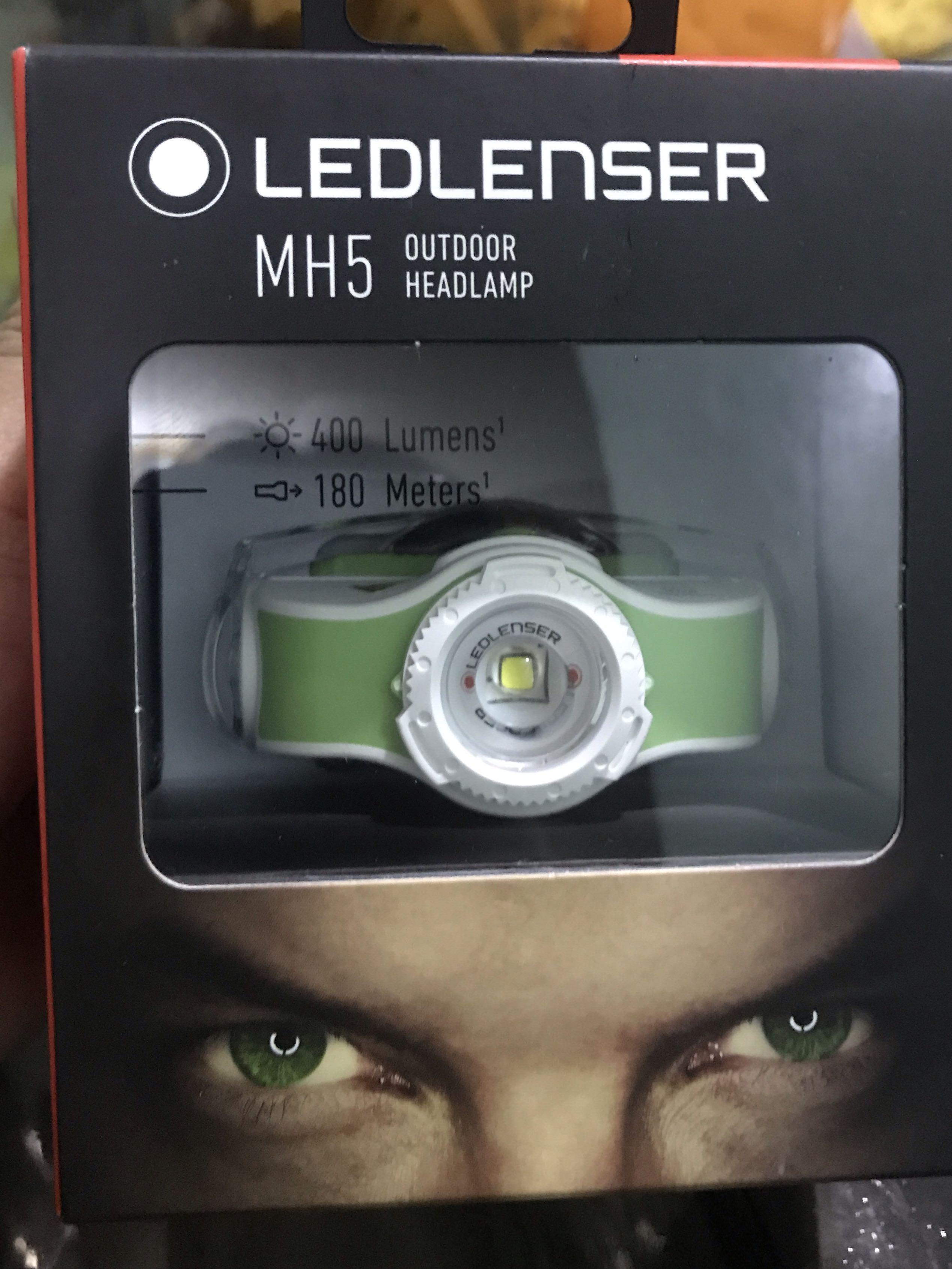 Led Lenser MH5 headlamp, Furniture & Home Living, Lighting & Fans ...