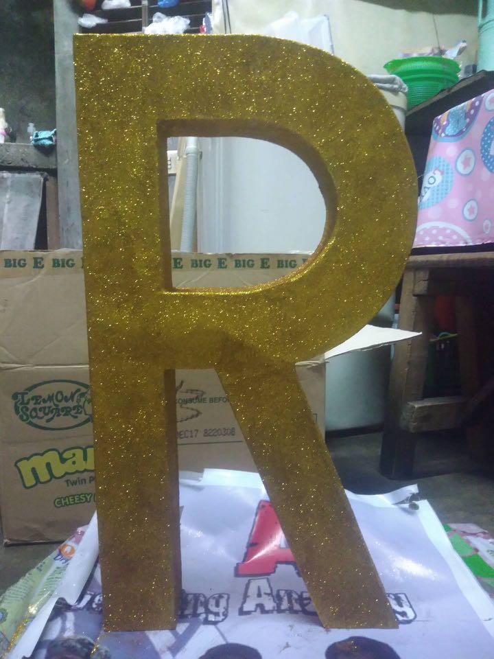 Letter Standee, Hobbies & Toys, Stationary & Craft, Art & Prints on ...