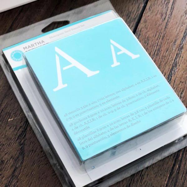 MARTHA STEWART Craft Punches + Alphabet Stencil Set, Hobbies & Toys ...
