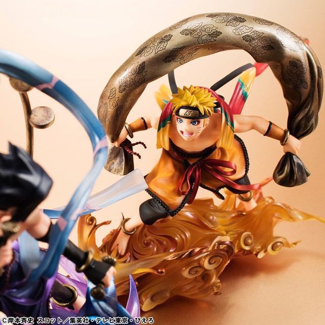 Megahouse G.E.M Naruto & Sasuke - Fujin Raijin Wind God Thunder God Ver ...