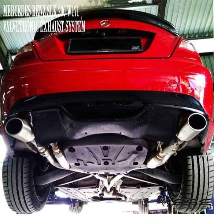 MERCEDES BENZ SLK200 CUSTOM MADE VALVETRONIC EXHAUST SYSTEM, Auto ...