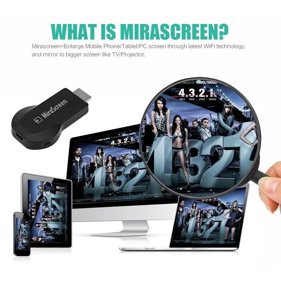 MiraScreen Phone Mirror TV Screen Like MiraCast AnyCast ChromeCast, TV ...
