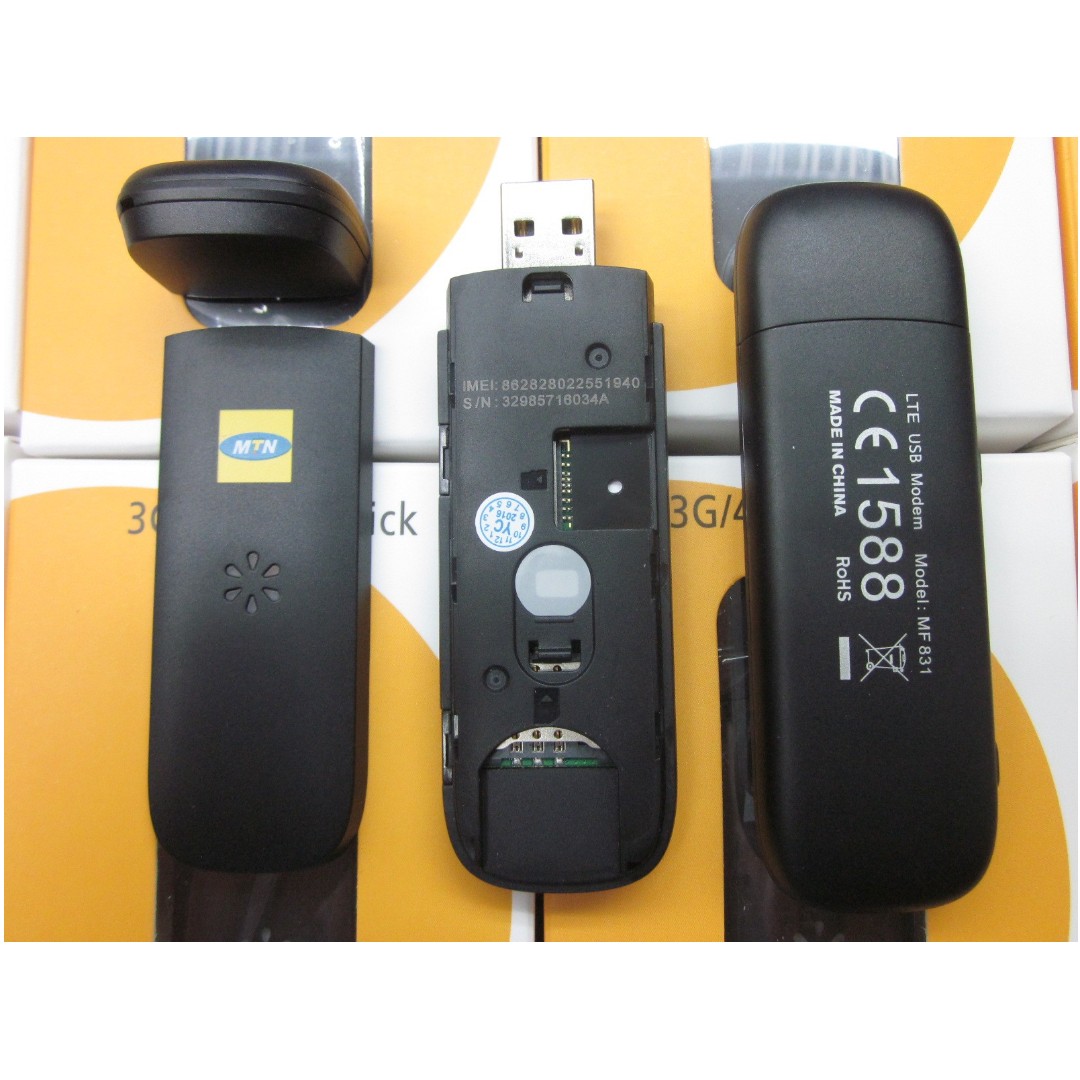 MTN ZTE MF831 4G LTE USB Dongle Modem 150Mbps COD/WALK IN/POSTAGE ...