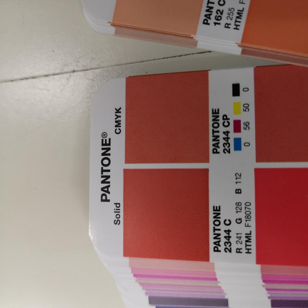 Pantone Color Bridge Set ( not Formula Guide ) - Both Pantone Code and ...