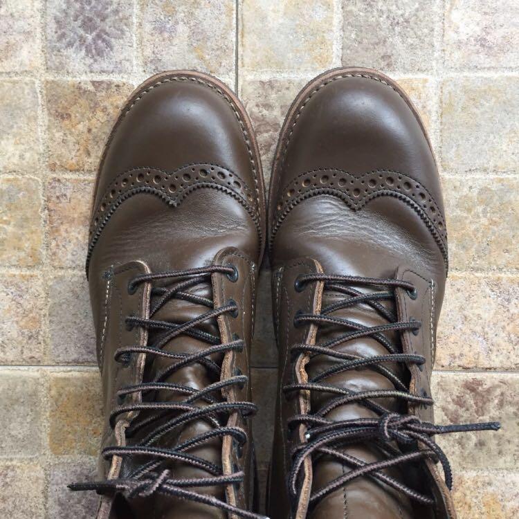 Red Wing Iron Ranger Brogue US9, Men's Fashion, Footwear, Boots on ...