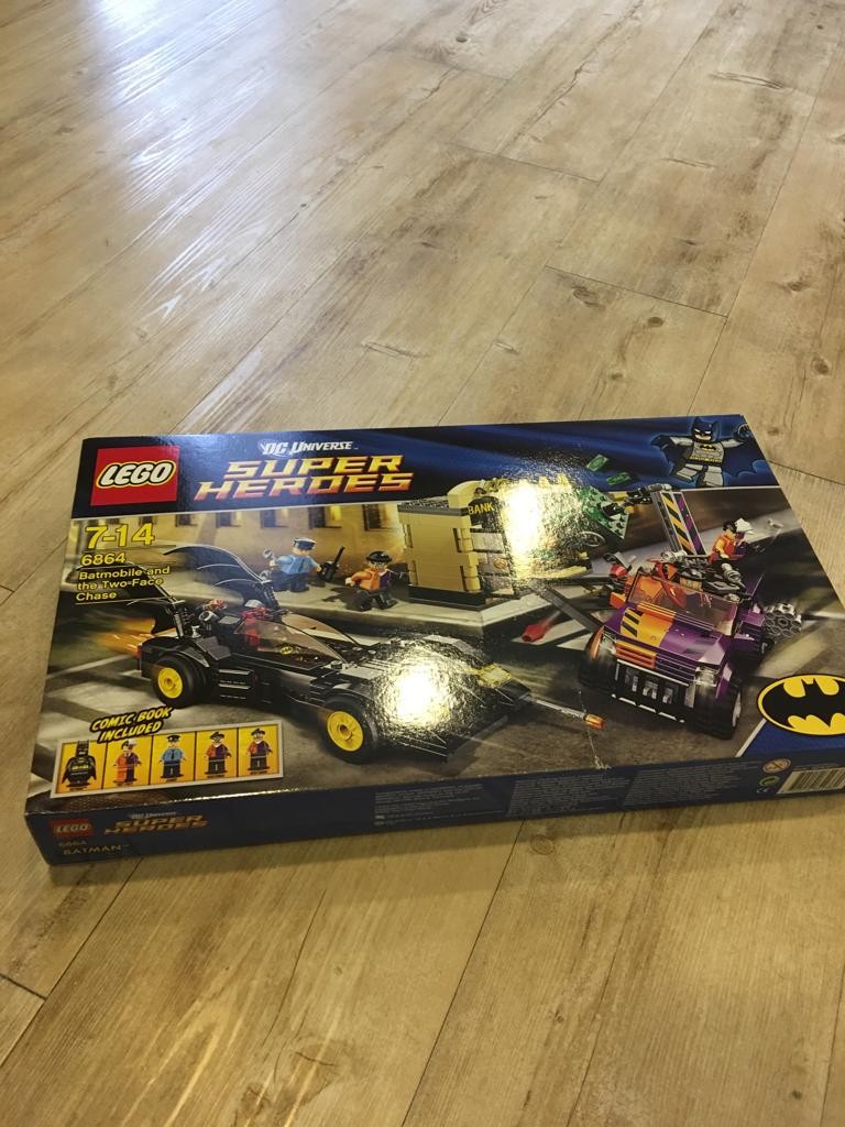 RETIRED SET - Lego 6864 - Batmobile & The Two Face Chase, Hobbies ...