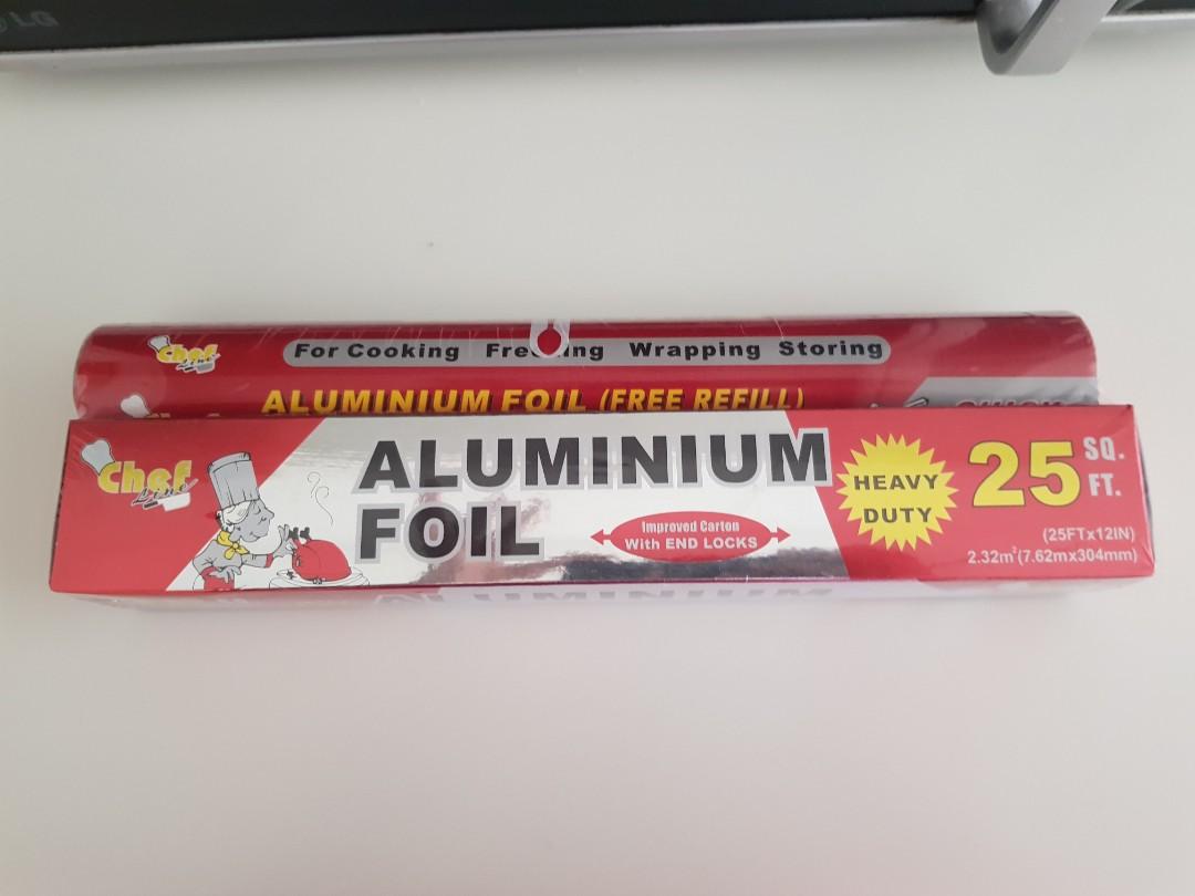 Silver foil and cling film, Everything Else on Carousell