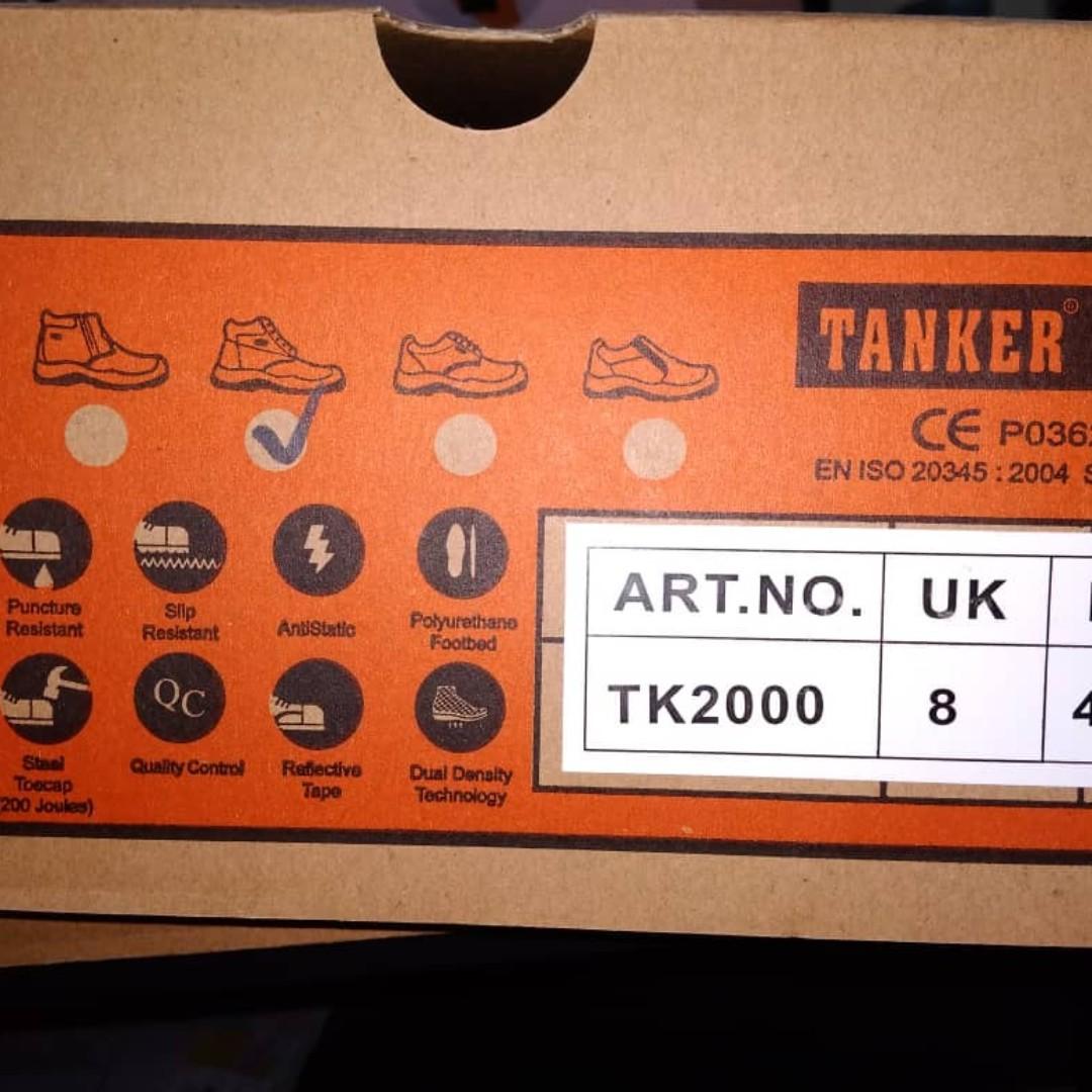 Tanker Pro Safety Shoe Murah, Men's Fashion, Footwear, Boots on Carousell