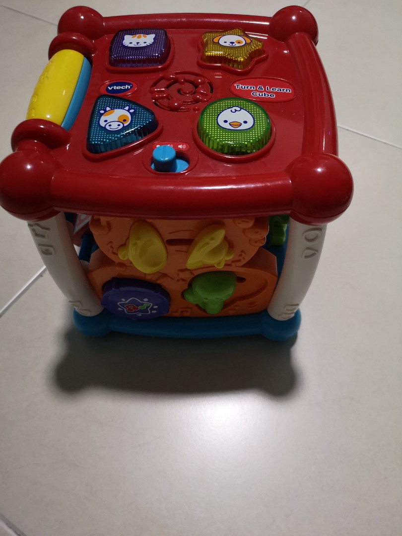 Vtech Turn and Learn Cube, Babies & Kids, Infant Playtime on Carousell