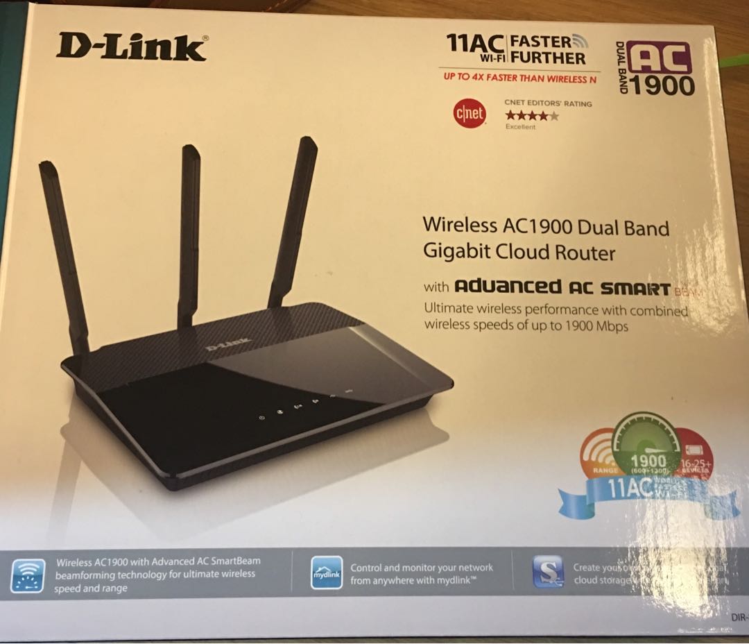 AC1900 Dual-Band WI-FI Gigabit Router, Computers & Tech, Parts ...