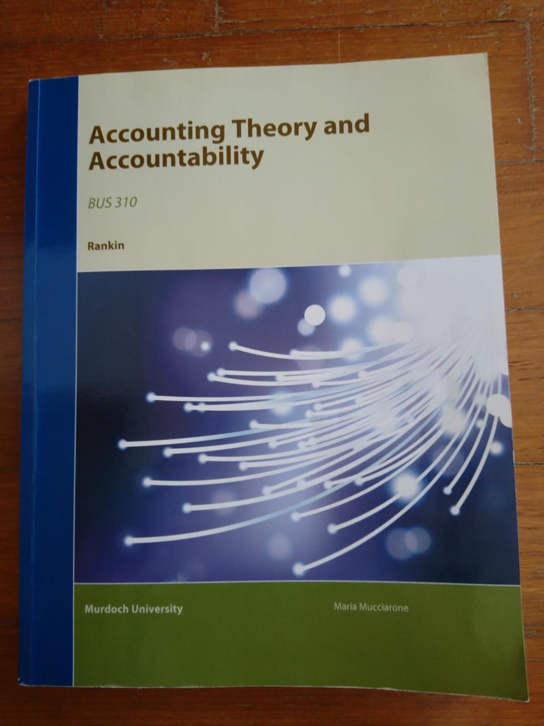 Accounting Theory and Accountability by Rankin textbook, Hobbies & Toys ...