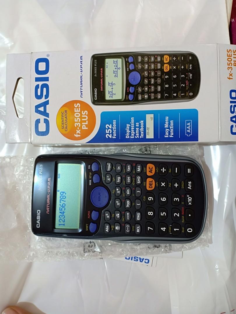 Casio fx-350ES PLUS Scientific Calculator, Computers & Tech, Office ...