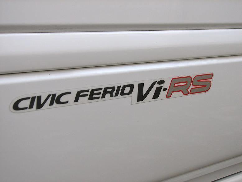 Civic Ferio Vi-RS Sticker/EK4 EG EJ ES Virs Sticker, Car Accessories ...