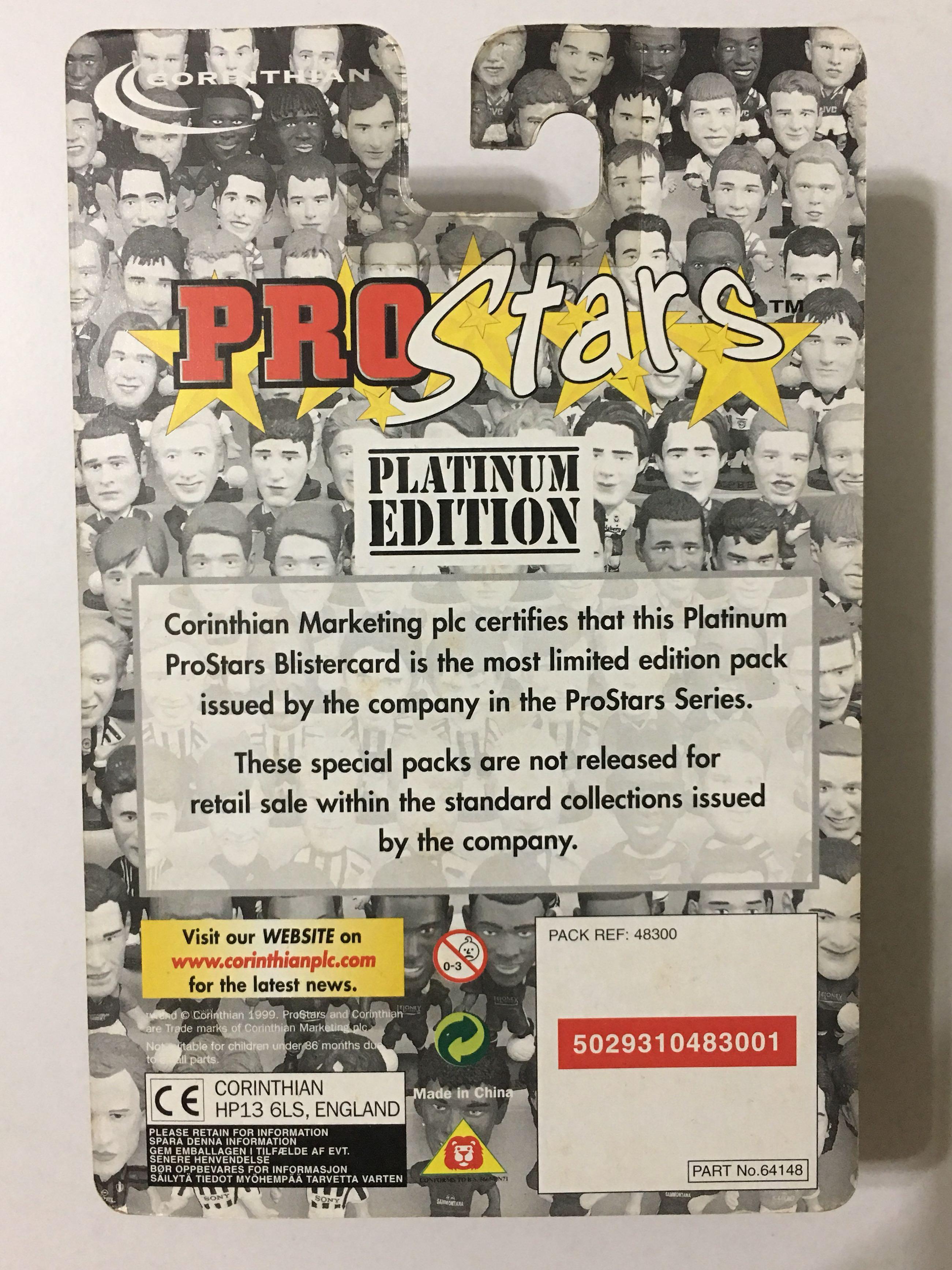 Corinthian Prostars - David Beckham Manchester United 1999 Teampack ...