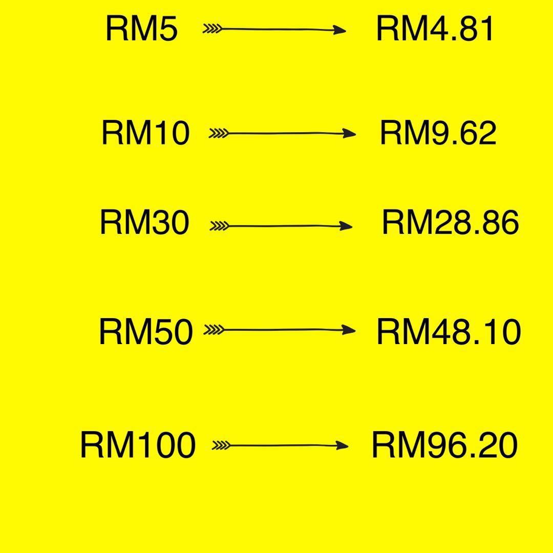 DIGI top up, Tickets & Vouchers, Store Credits on Carousell