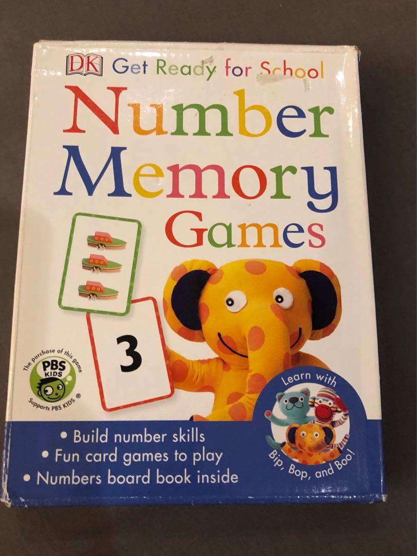 DK Get Ready For School - Numbers Memory Game - Buat Belajar Berhitung ...