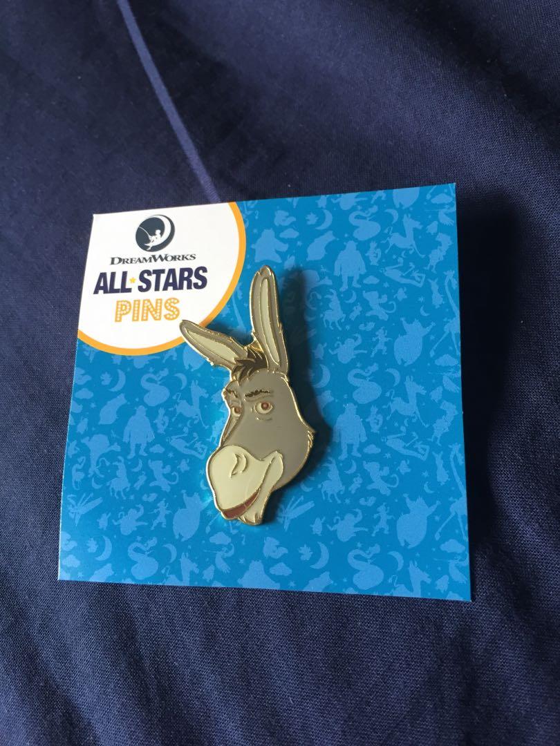 Dreamworks All Stars Pins Donkey, Hobbies & Toys, Collectibles ...
