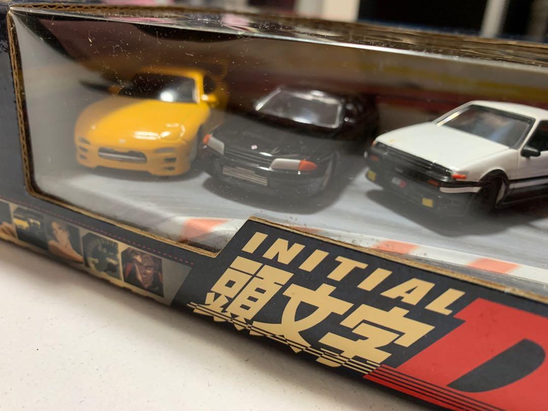 Jada Initial D 1:64 Toyota Trueno AE86, Nissan Sil-Eighty, Nissan ...
