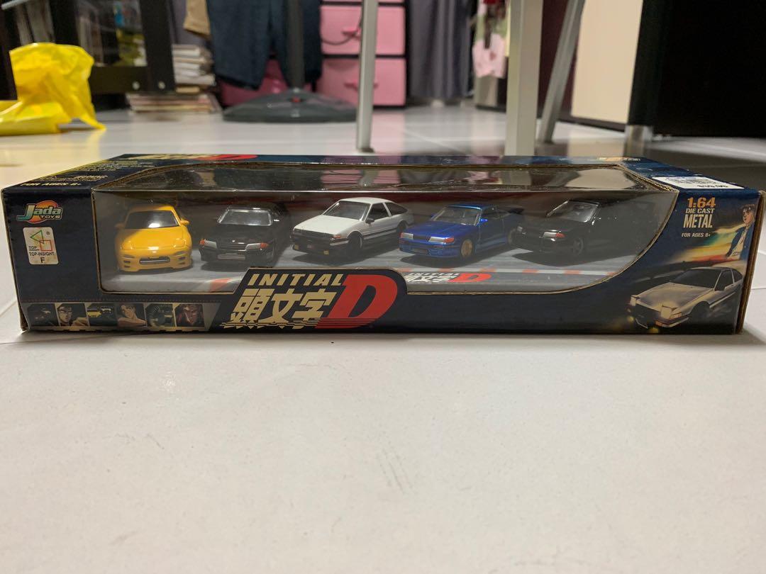 Jada Initial D 1:64 Toyota Trueno AE86, Nissan Sil-Eighty, Nissan ...
